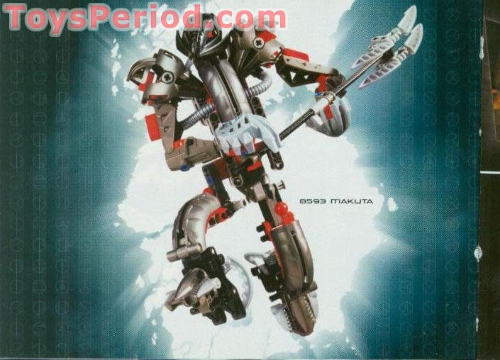 LEGO 8591-1 Vorahk Instructions and Parts List