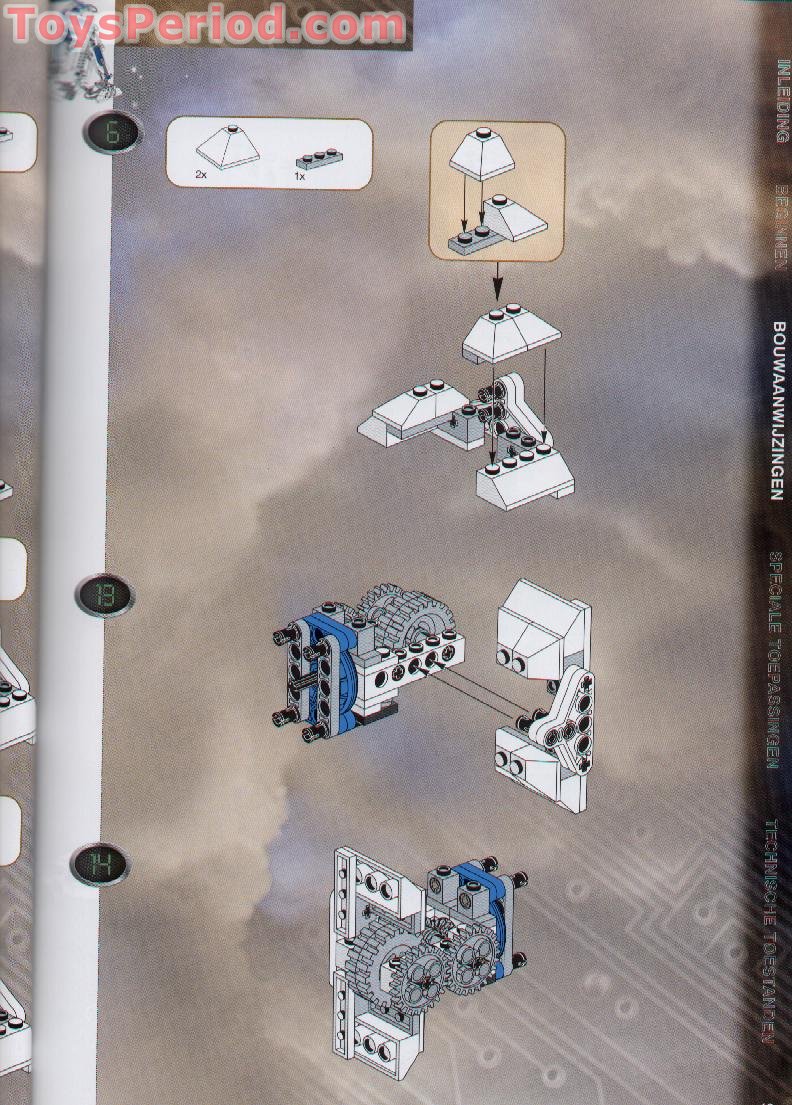 LEGO 9748 Droid Developer Kit Instructions and Parts List