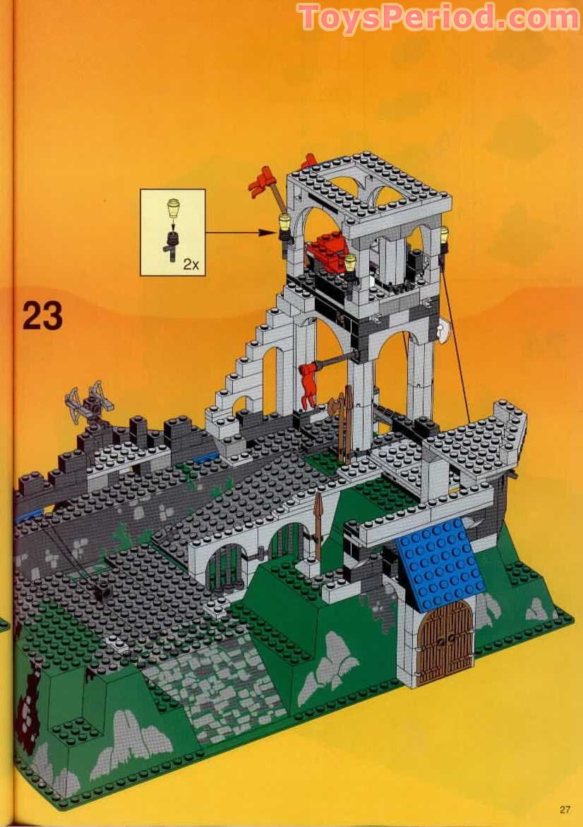 LEGO 6090 Royal Knight's Castle Instructions and Parts List