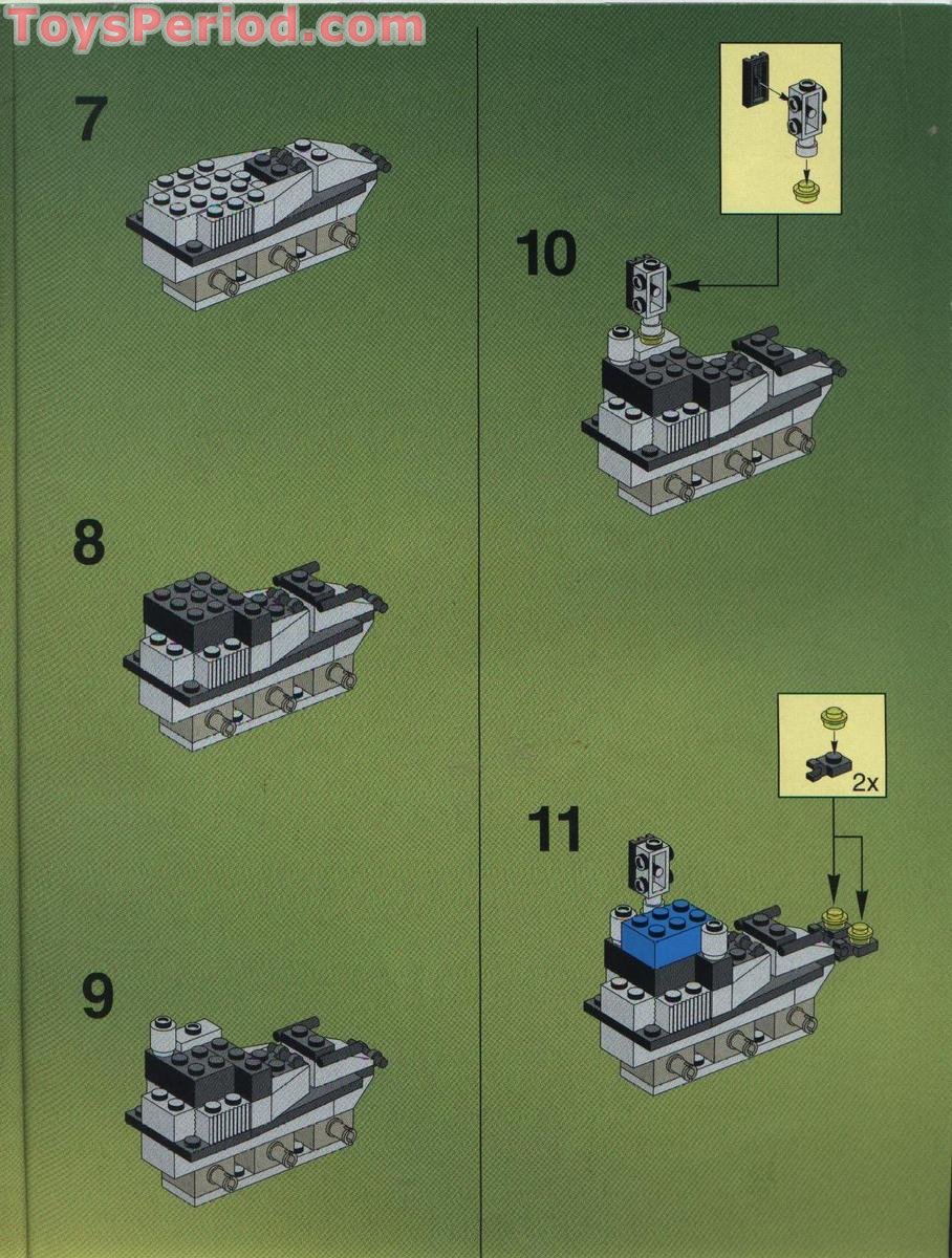 LEGO 2154 Robo Master Instructions and Parts List