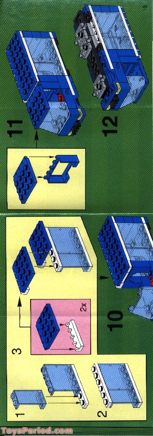 LEGO 3314 Stadium Security Instructions and Parts List