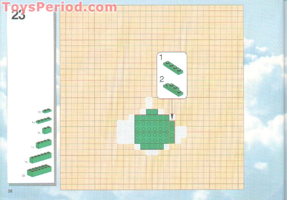 LEGO 3724 LEGO Dragon Instructions and Parts List