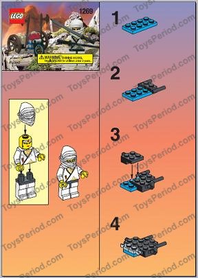 LEGO 1269 White Ninja Instructions and Parts List