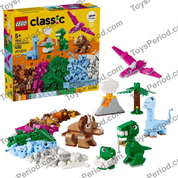 LEGO 11041 Creative Dinosaurs Set Parts List