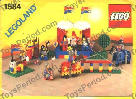 LEGO 1584 Knight's Challenge Instructions and Parts List
