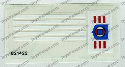 LEGO Sets with Part 6342stk01 Sticker Sheet for Set 6342 - (821422)