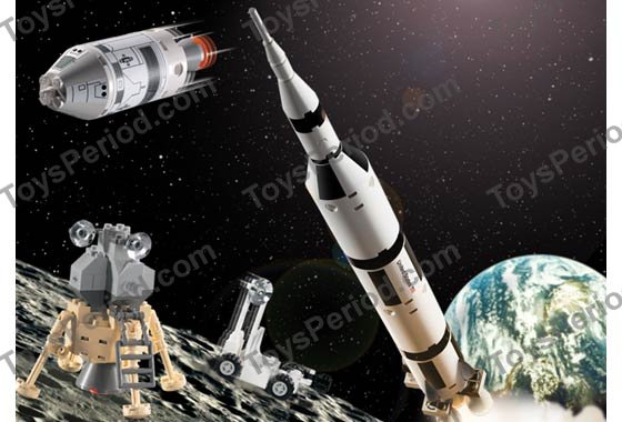 LEGO 7468 Saturn V Moon Mission Instructions and Parts List