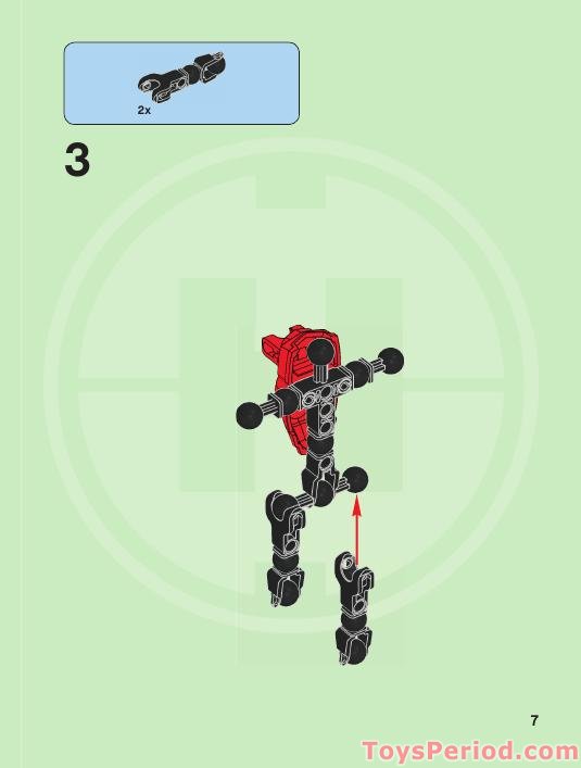 LEGO 6218 Splitface Instructions and Parts List