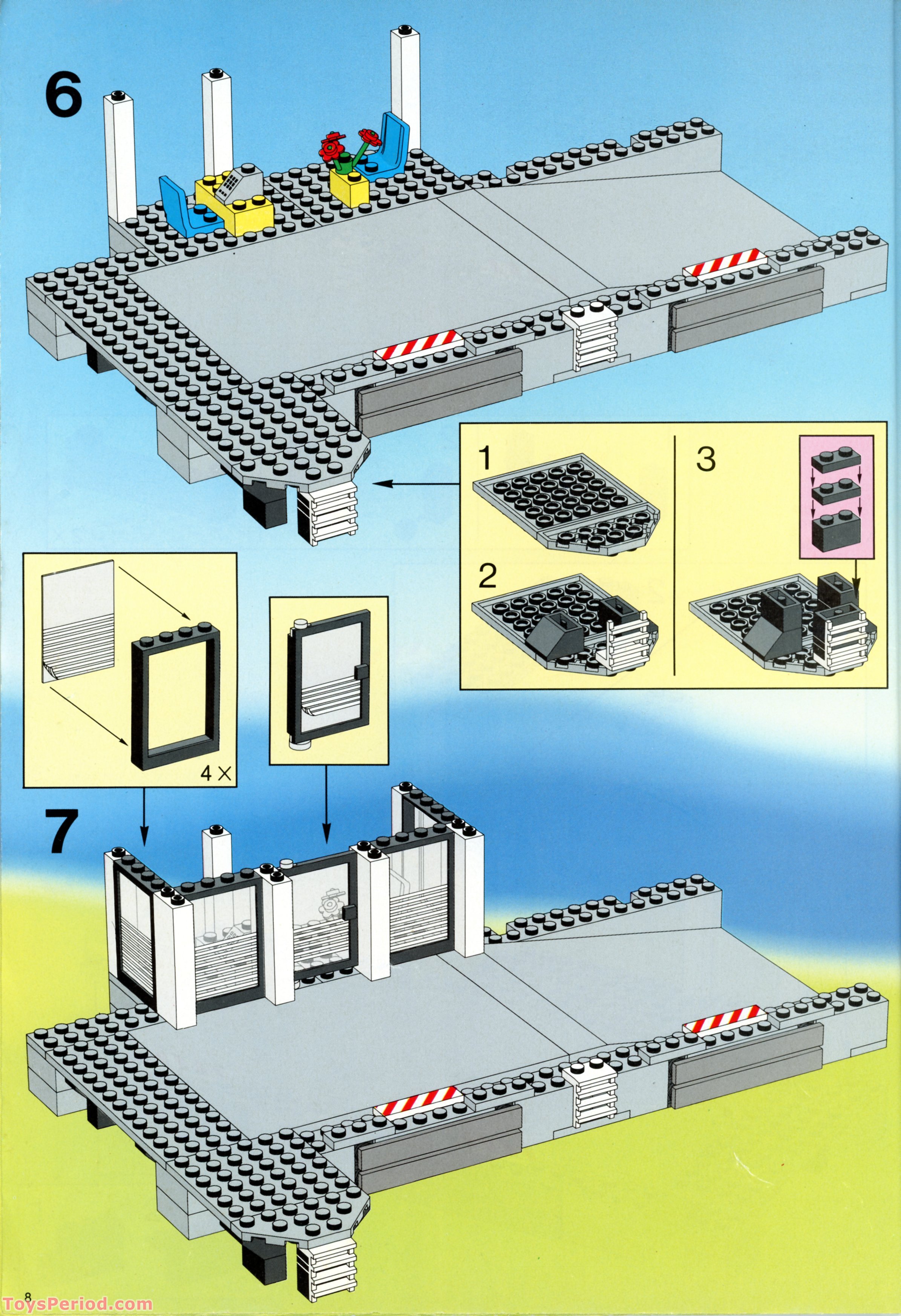 LEGO 6540 Pier Police Instructions and Parts List