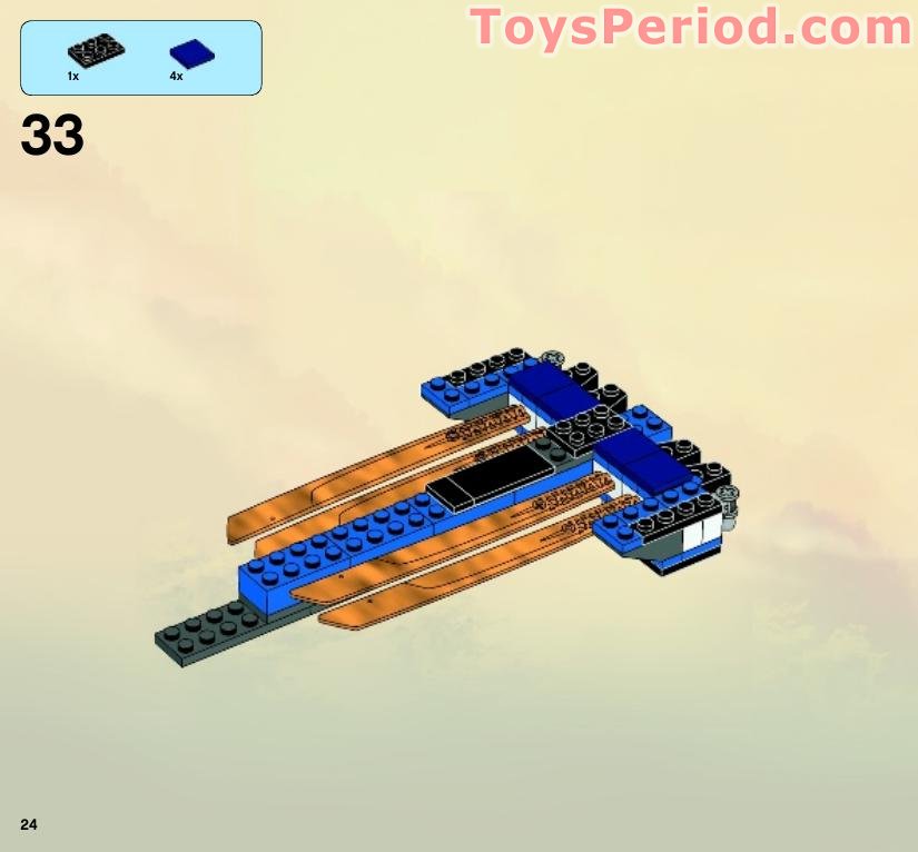 LEGO 9442 Jay's Storm Fighter Instructions and Parts List