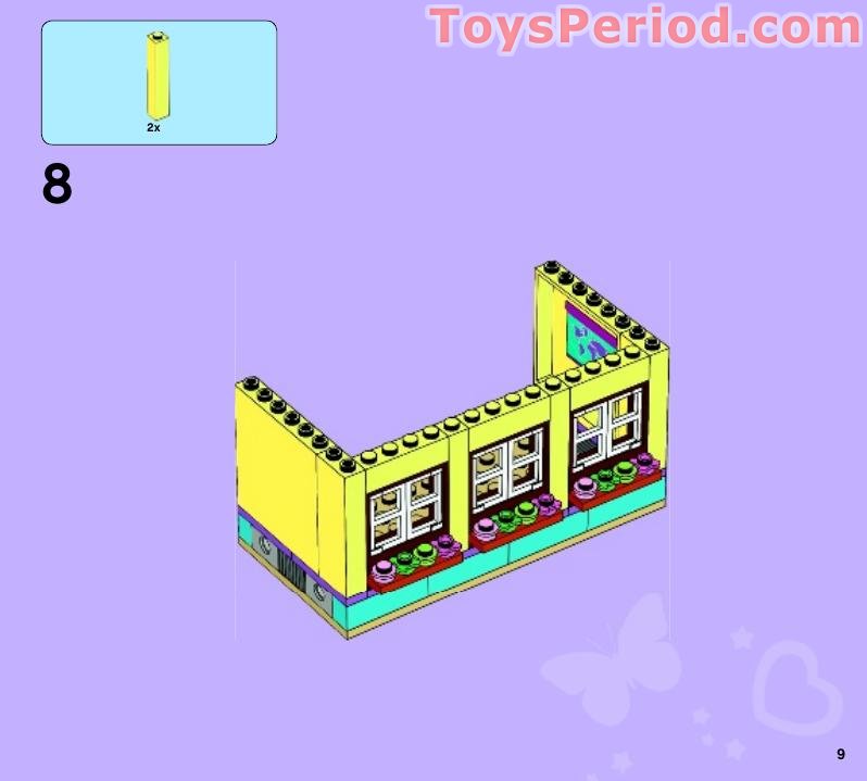 LEGO 41005 Heartlake High Instructions and Parts List