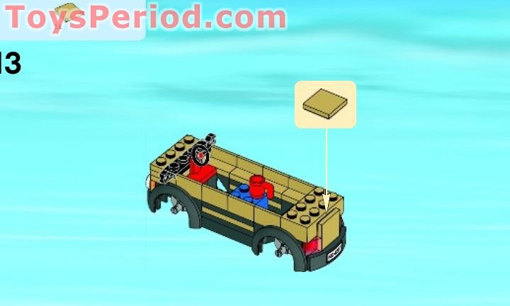 LEGO 4207 City Garage Instructions and Parts List