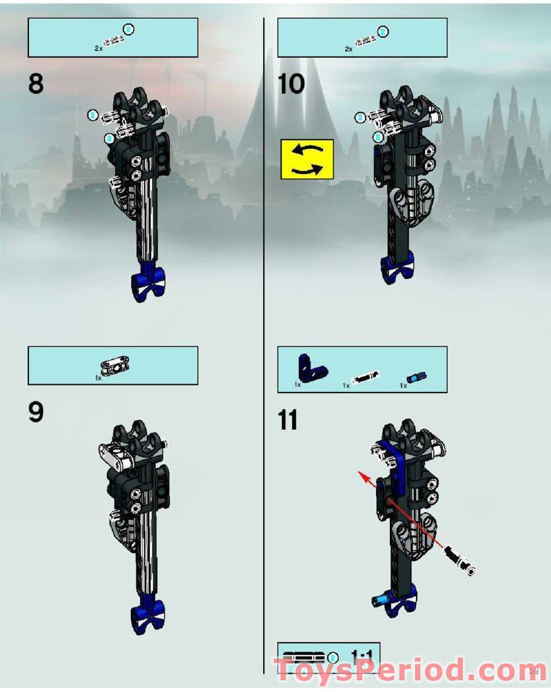 LEGO 10202-2 Ultimate Dume Instructions and Parts List