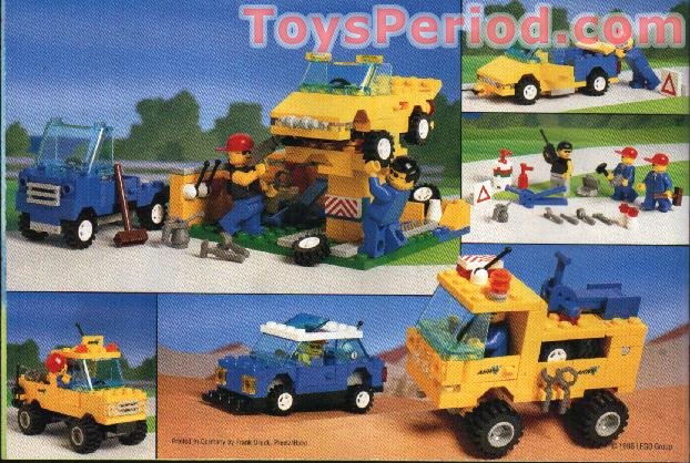 LEGO 2140 ANWB Roadside Assistance Crew Instructions and Parts List