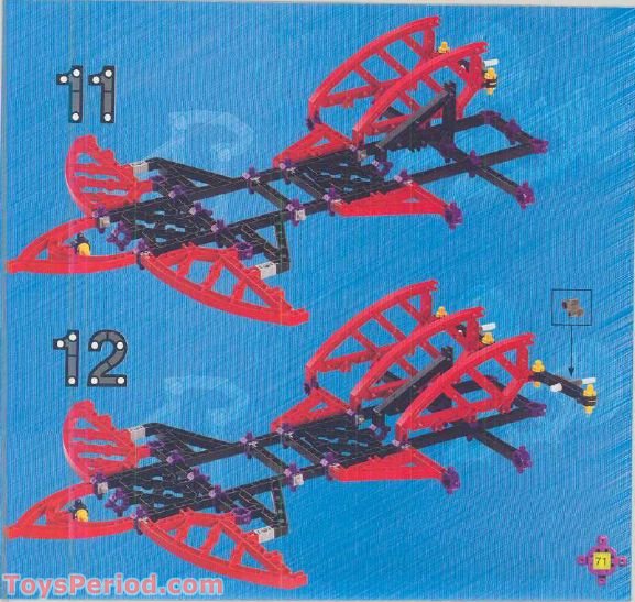 LEGO 3581 Formula Z Car in Storage Box Instructions and Parts List