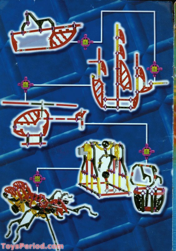 LEGO 3582 Ant Instructions and Parts List