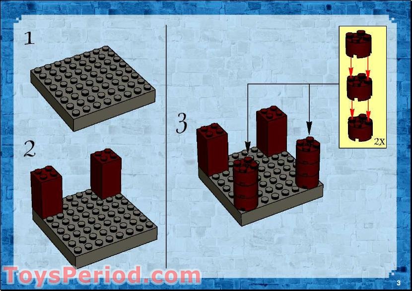 LEGO 4751 Harry and the Marauder's Map Instructions and Parts List