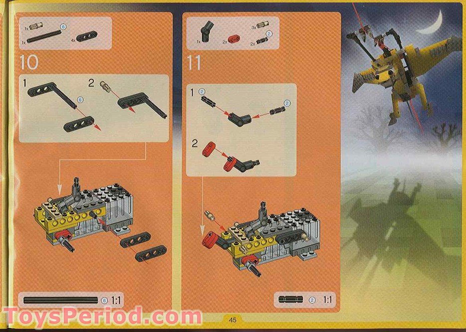 LEGO 4094 Motor Movers Instructions and Parts List