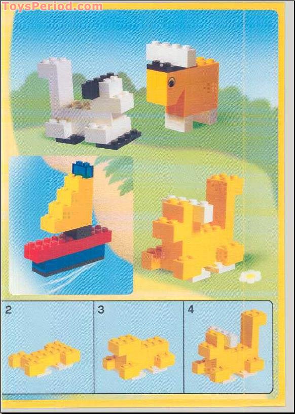 LEGO 4278 Blue Tub Instructions and Parts List