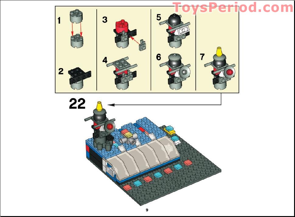 LEGO 5524 Airport Instructions and Parts List