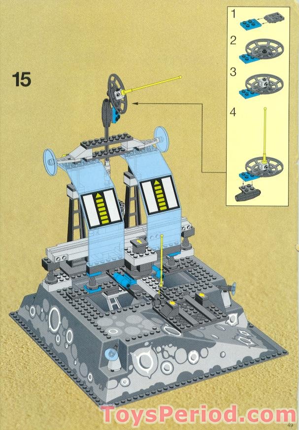 LEGO 6991 Monorail Transport Base Instructions and Parts List