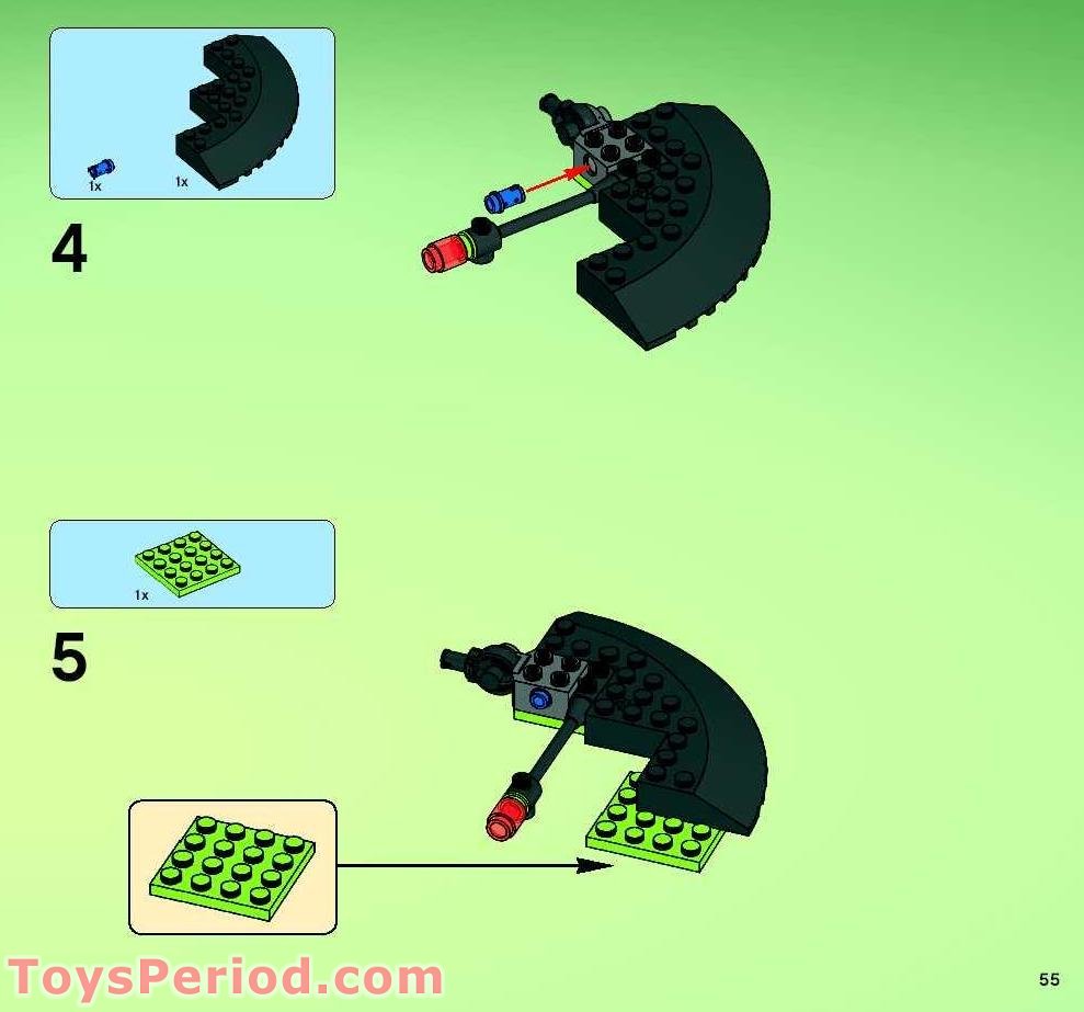 LEGO 7646 ETX Alien Infiltrator Instructions and Parts List