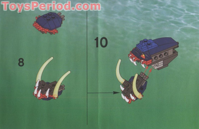 LEGO 7771 Angler Ambush Instructions and Parts List