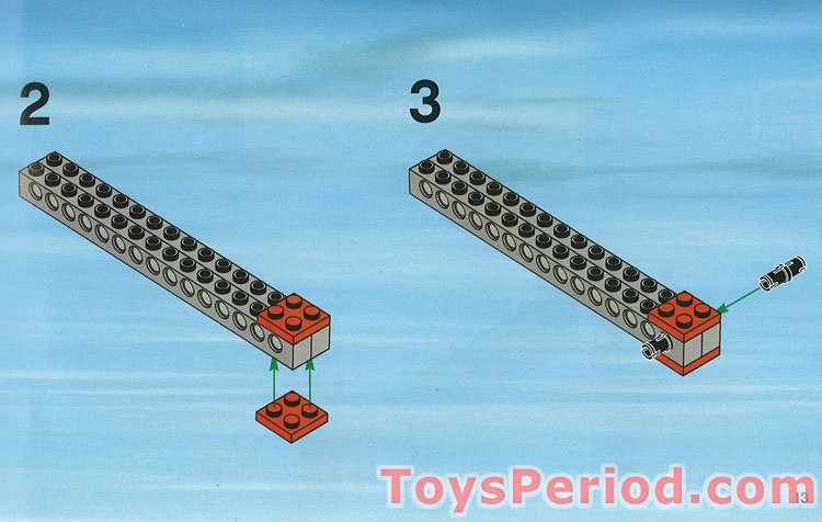 LEGO 7992 Container Stacker Instructions and Parts List