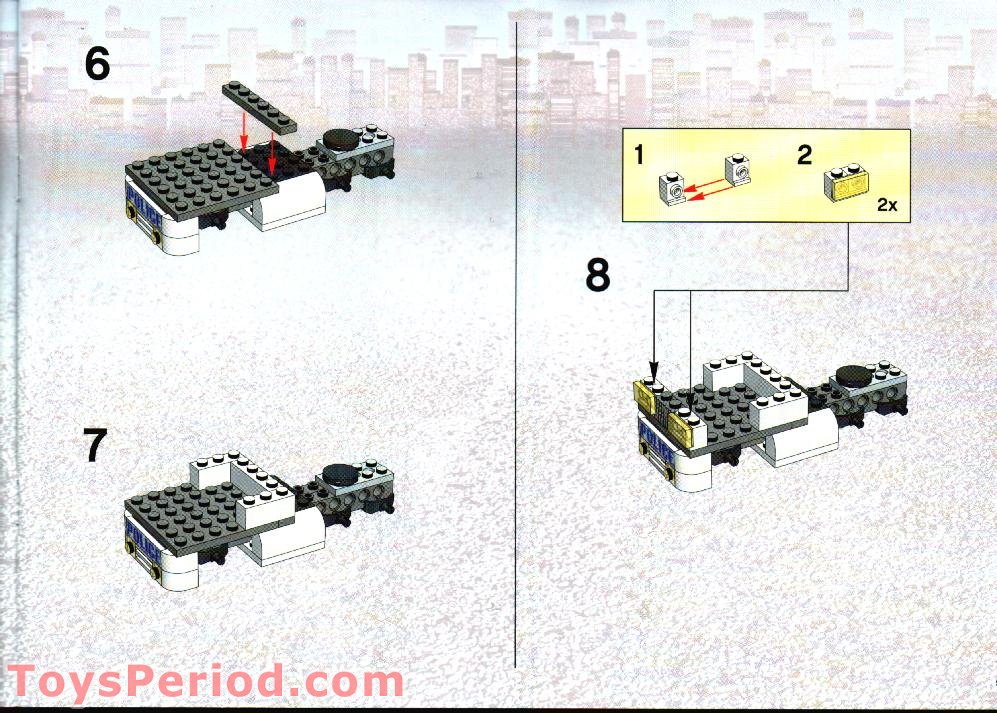 LEGO 7034 Surveillance Truck Instructions and Parts List