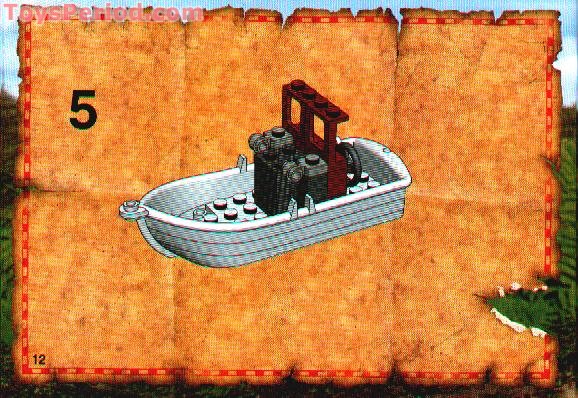 LEGO 7410 Jungle River Instructions and Parts List