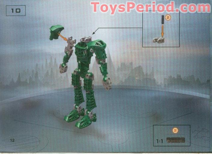 LEGO 8605 Toa Matau Instructions and Parts List