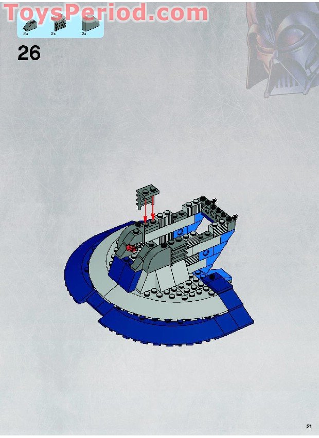 LEGO 8018 Armored Assault Tank (AAT) Instructions and Parts List