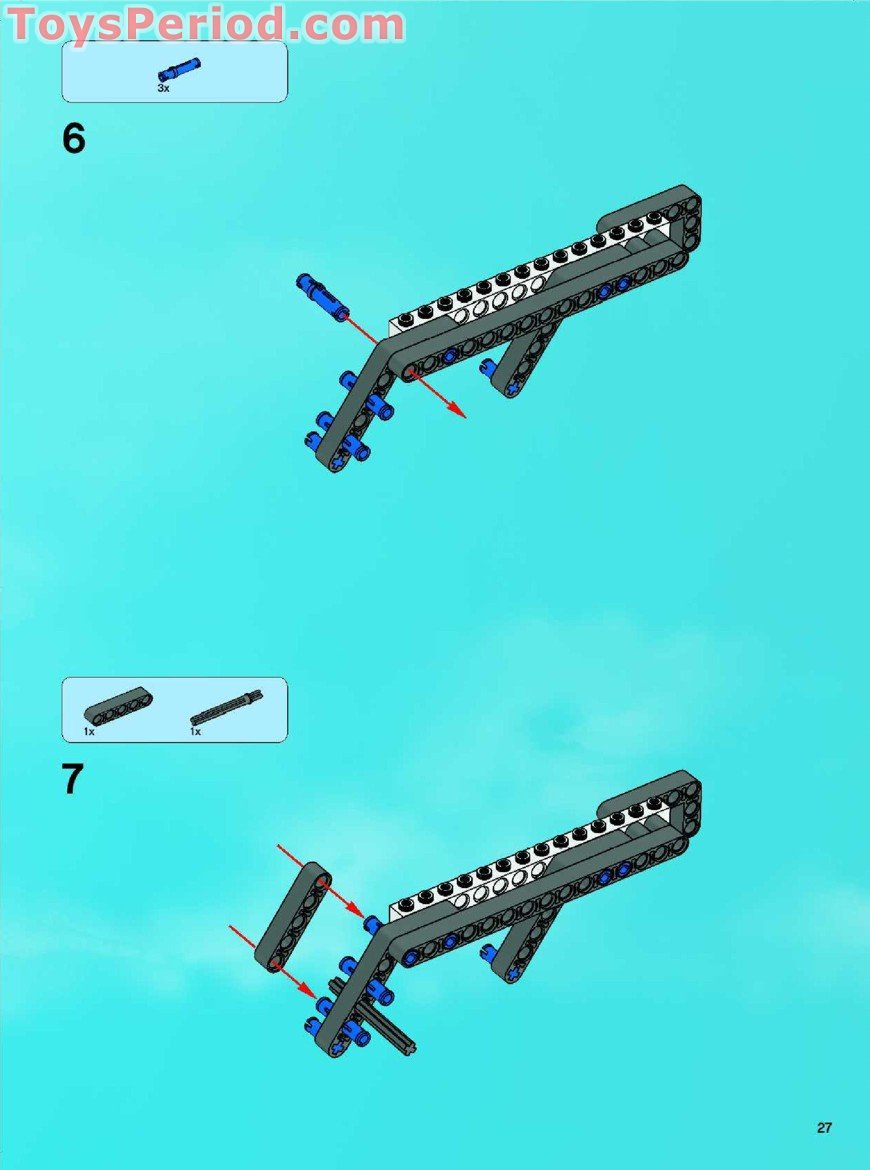 LEGO 8118 Hybrid Rescue Tank Instructions and Parts List