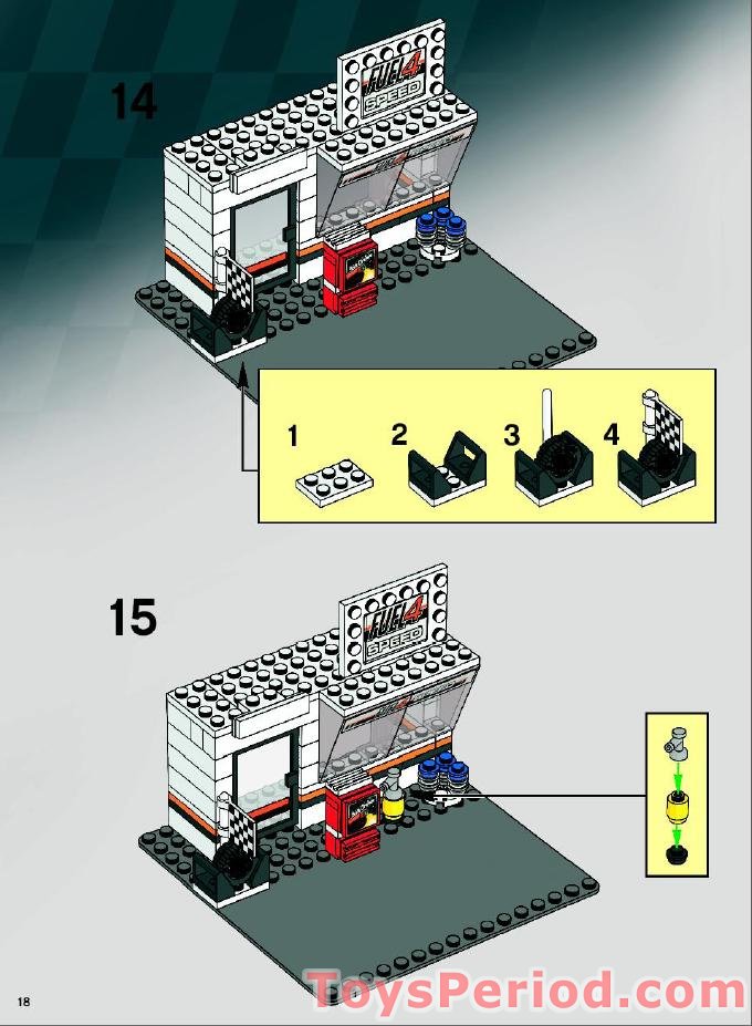 LEGO 8135 Bridge Chase Instructions and Parts List