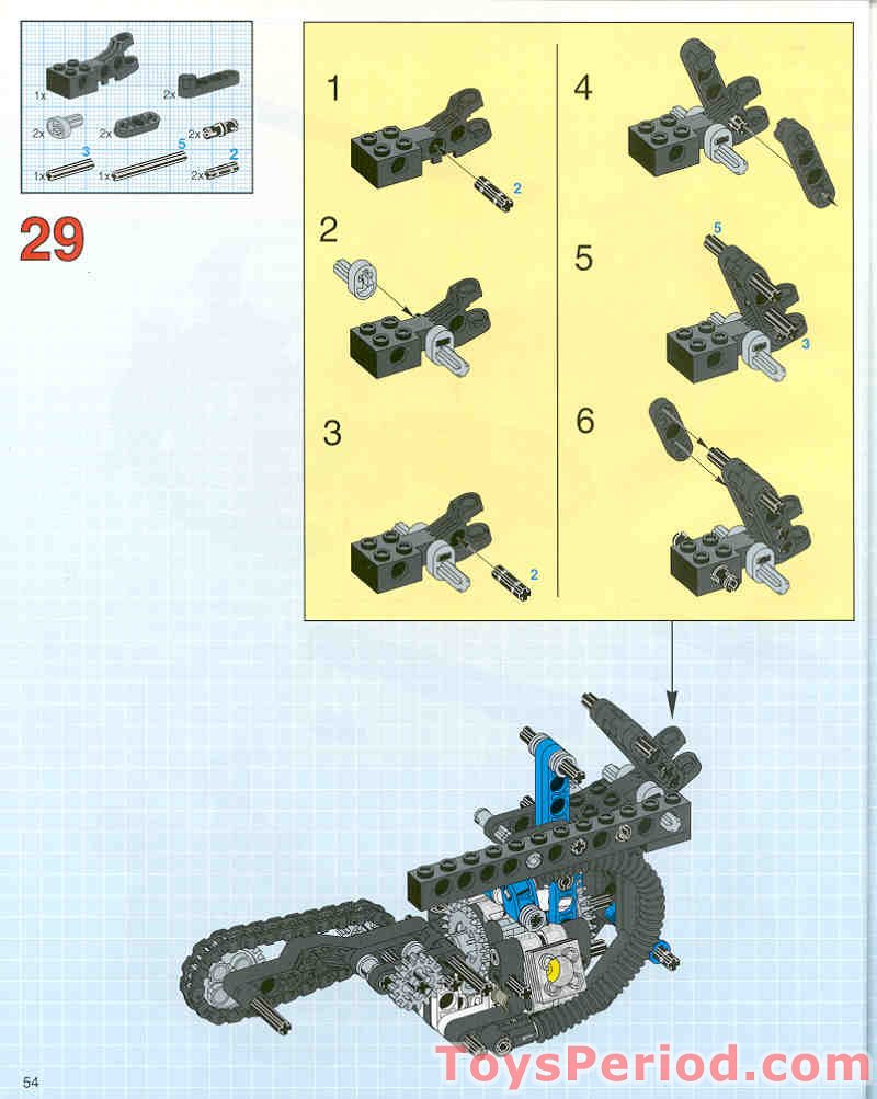 LEGO 8417 Mag Wheel Master Instructions and Parts List