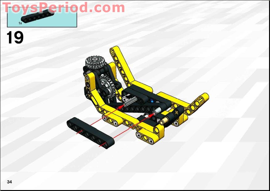 LEGO 8451 Dumper Instructions and Parts List