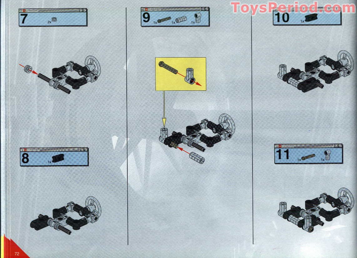 LEGO 8465 Extreme Off-Roader Instructions and Parts List