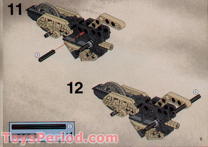 LEGO 8513 Dust Instructions and Parts List