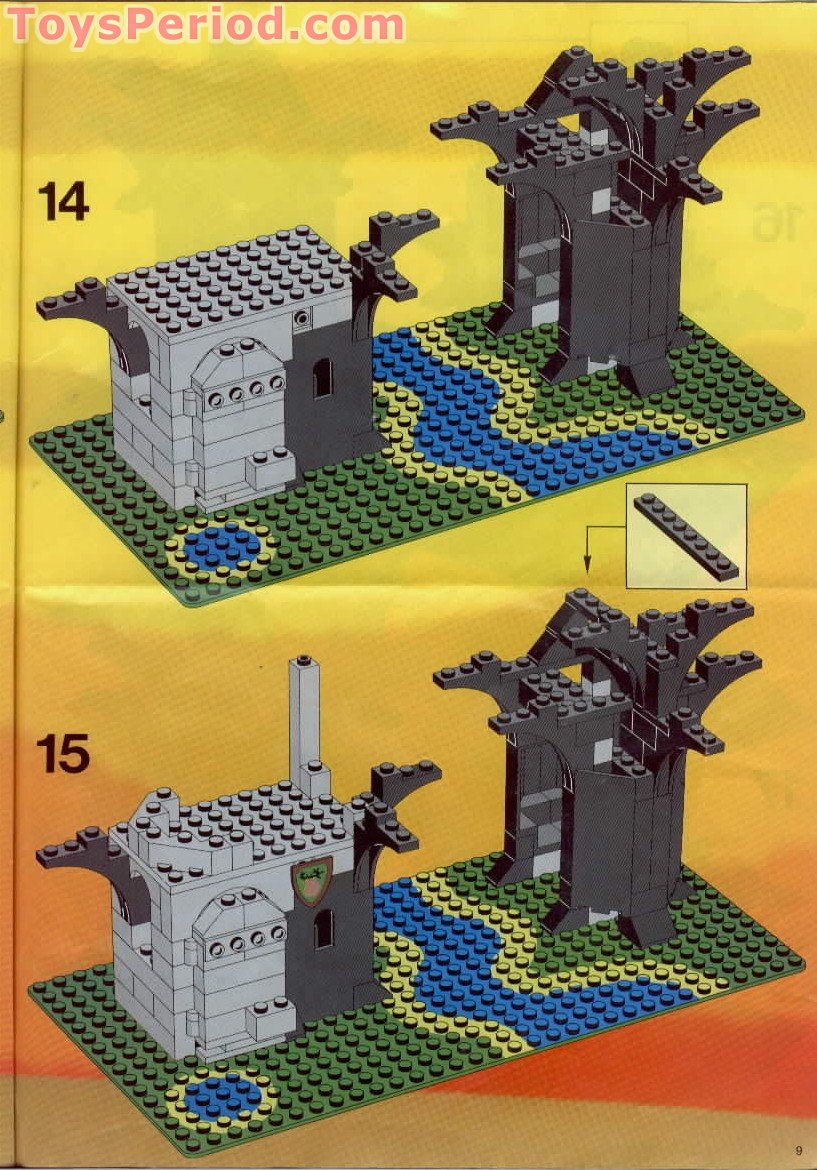LEGO 6071 Forestmen's Crossing Instructions and Parts List