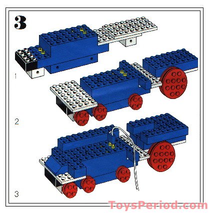 LEGO 140-2 Basic Set with Motor Instructions and Parts List