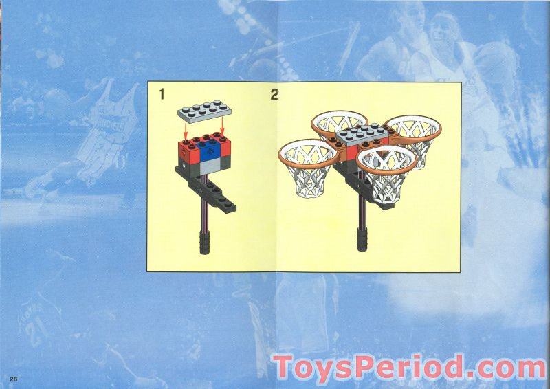 LEGO 3431 Streetball 2 vs 2 Instructions and Parts List