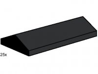 LEGO B004 2x4 Ridge Roof Tile Low Sloped Black Set Parts List