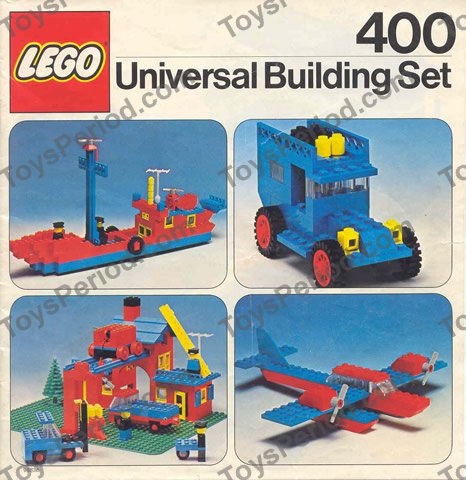 LEGO 400-1 Universal Building Set Instructions and Parts List