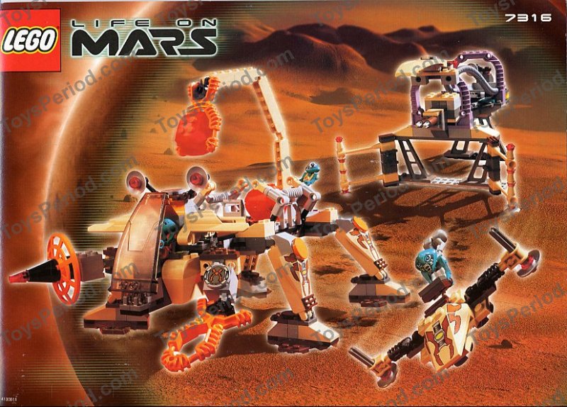 LEGO 7316 Excavation Searcher Instructions and Parts List