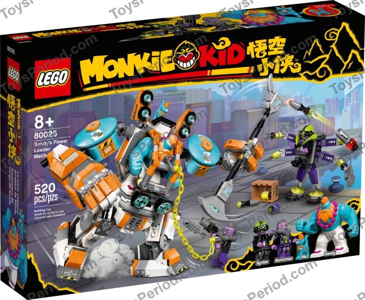LEGO 80025 Sandy's Power Loader Mech Set Parts List