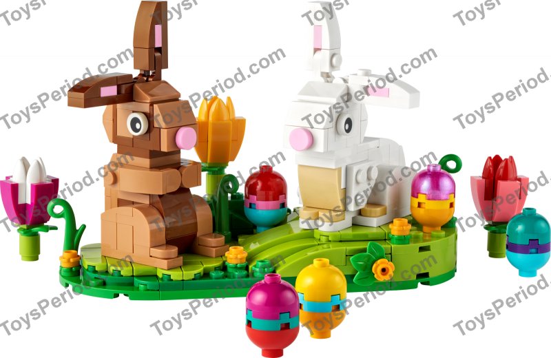 LEGO 40523 Easter Rabbits Display Set Parts List