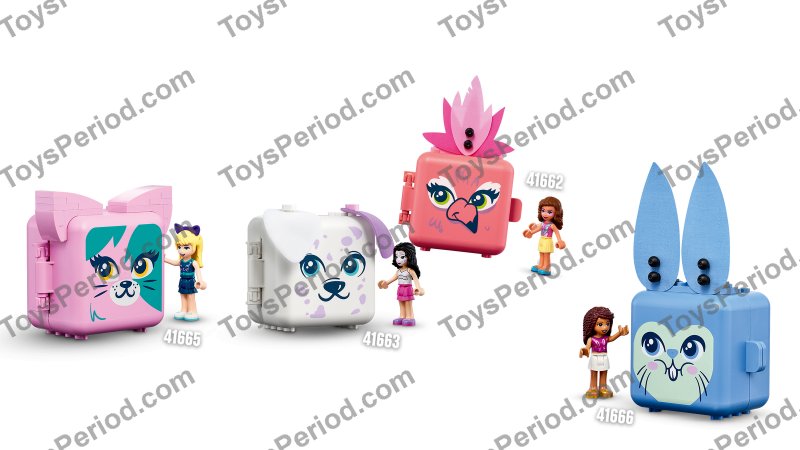 LEGO 41664 Mia's Pug Cube Set Parts Inventory and Instructions - LEGO ...