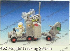 LEGO 894 Mobile Tracking Station, Non-US Version of 452 Instructions ...