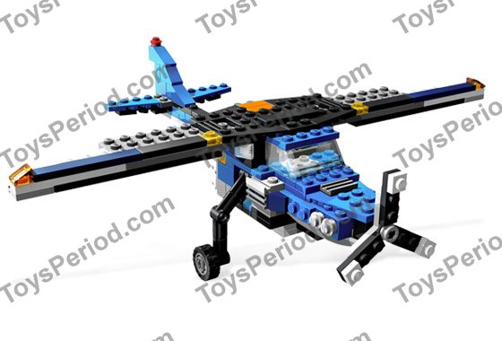 LEGO 4995 Cargo Copter Instructions and Parts List