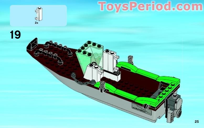 LEGO 60015 Coast Guard Plane Instructions and Parts List